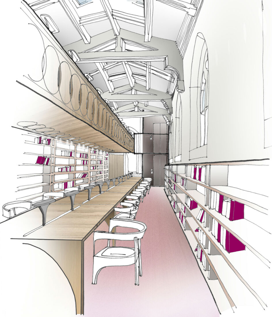 Nex wins contest to revamp Exeter College Oxford library