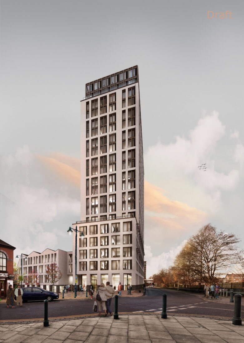 Jeffrey Bell’s 23-storey Eccles tower gets the green light