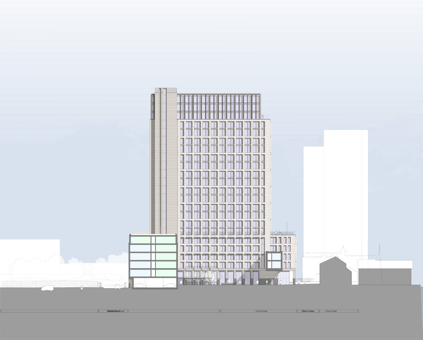 Jeffrey Bell’s 23-storey Eccles tower gets the green light