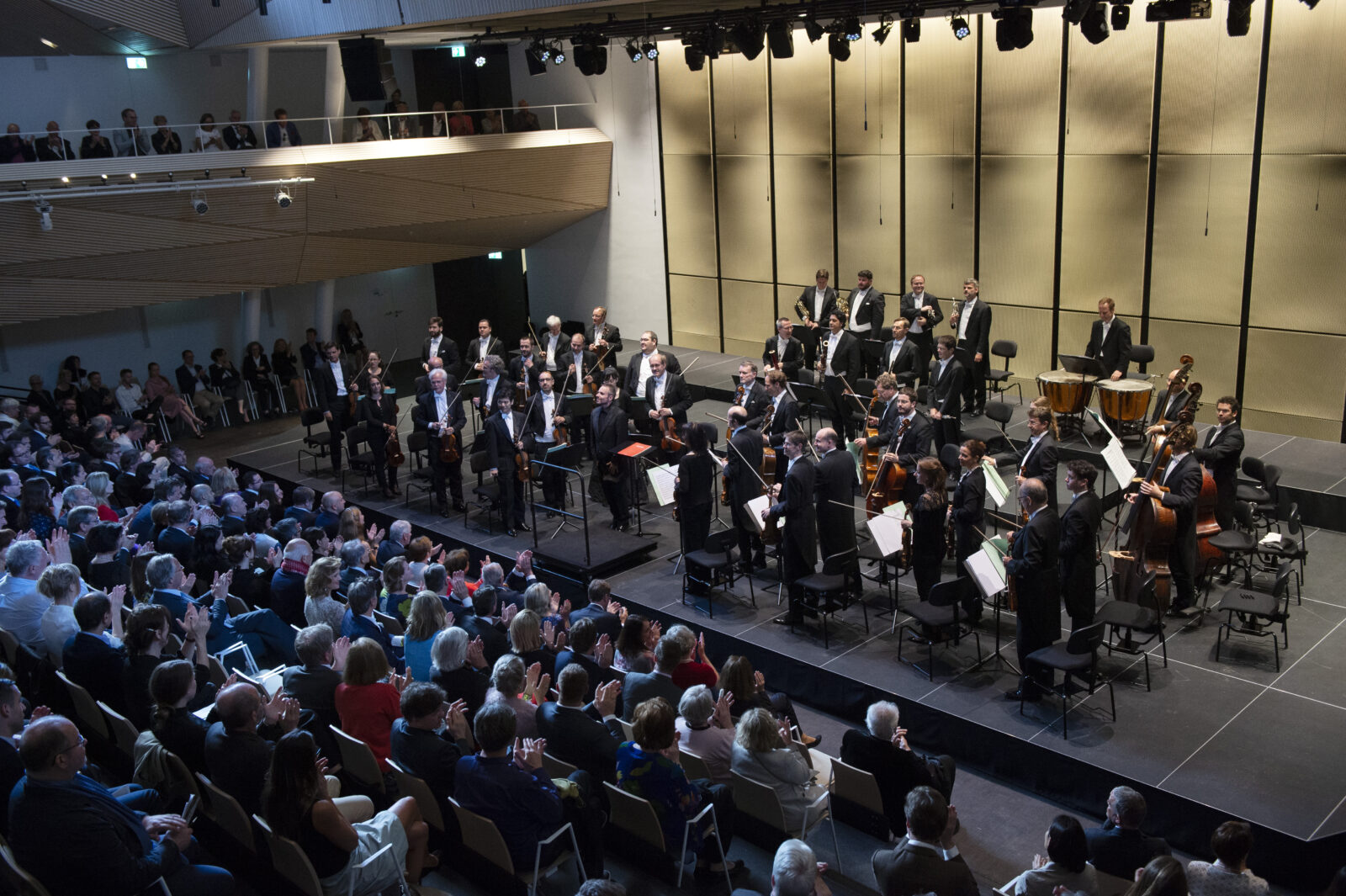 Alpine ski village concert hall completed by Studio Seilern in Switzerland