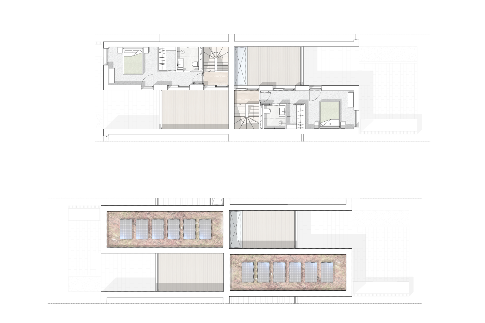AHMM reinterprets back-to-back housing in Greenwich Peninsula