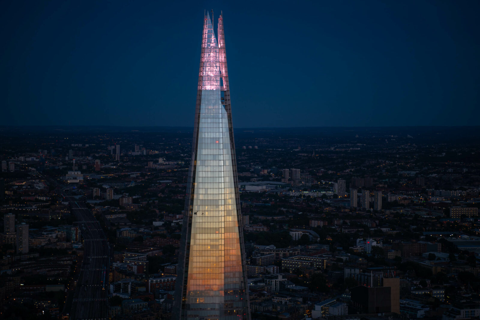 A different perspective: London’s built environment from the air