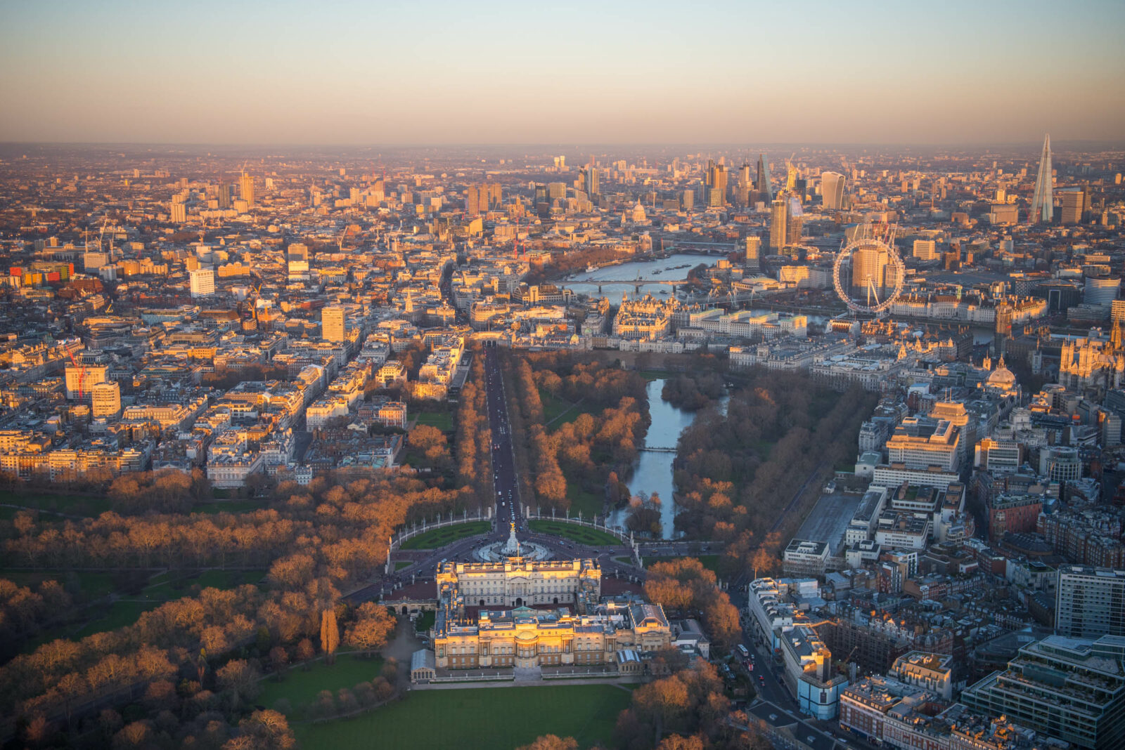 A different perspective: London’s built environment from the air