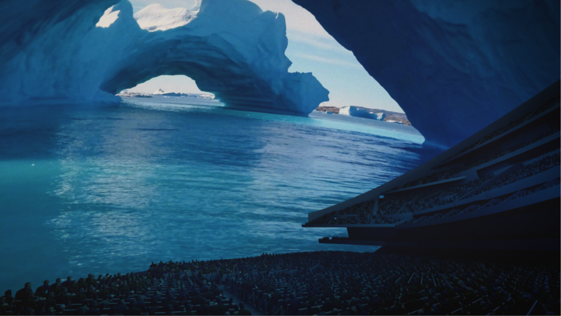 Populous Sphere’s giant glowing adverts spark controversy