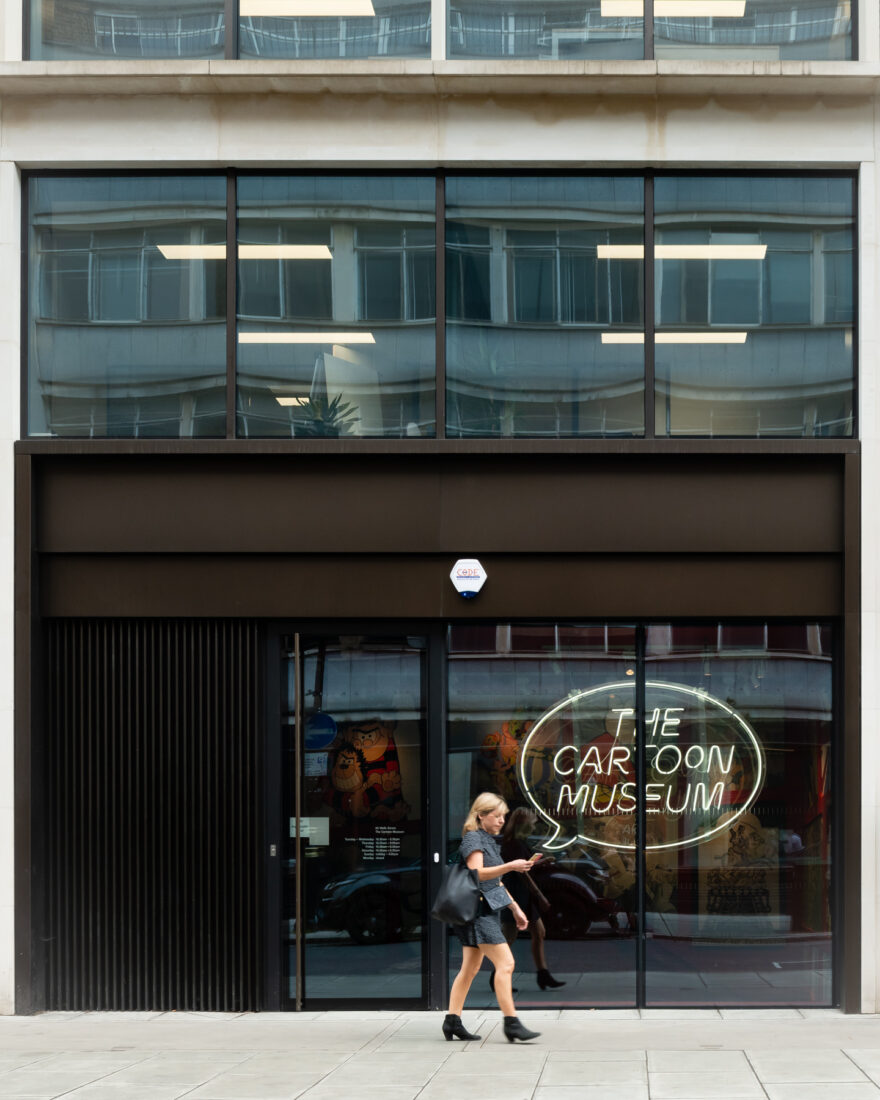 £2m London Cartoon Museum completed by Sam Jacob Studio