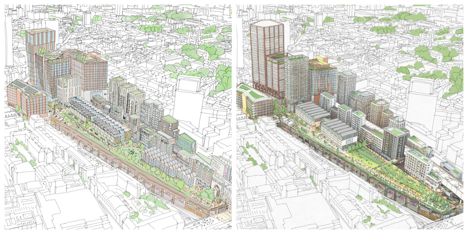 FaulknerBrowns reveals final Goodsyard designs as plans submitted
