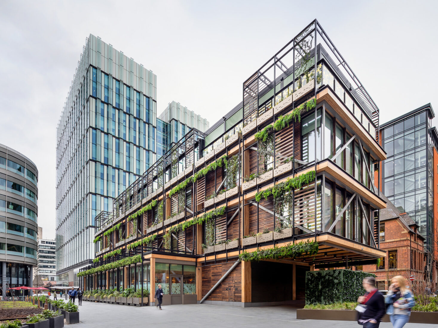 Sheppard Robson designs timber-framed pavilion in Manchester’s ...