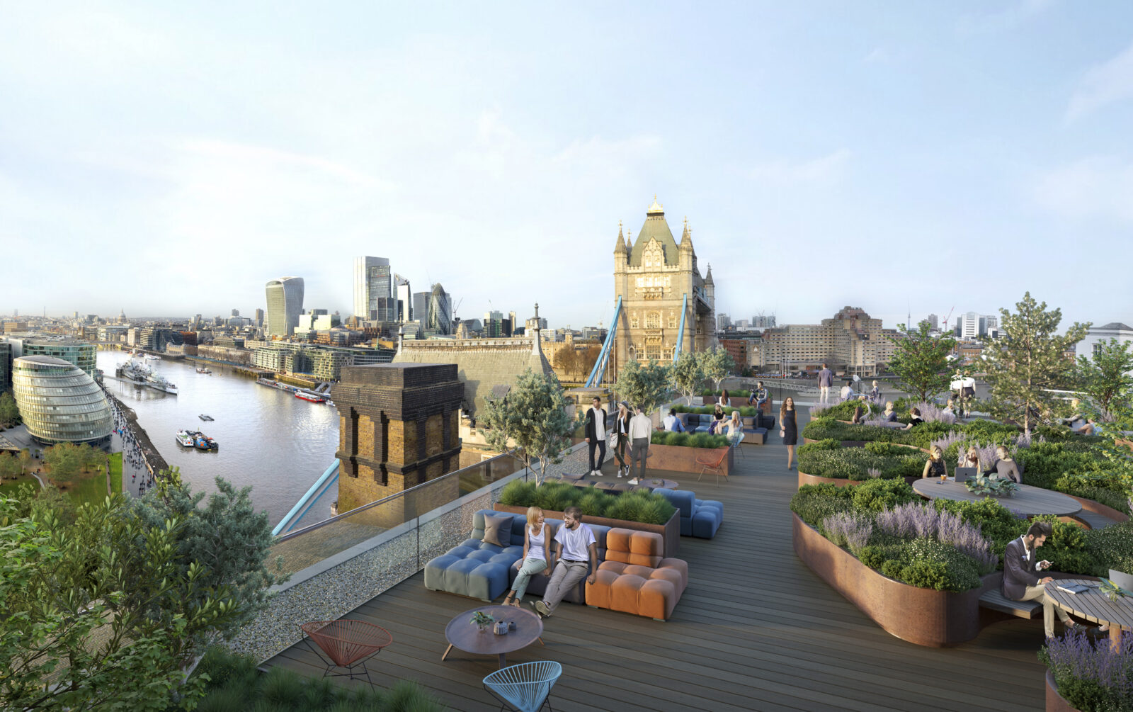 Stiff + Trevillion reveals full designs for Tower Bridge office overhaul