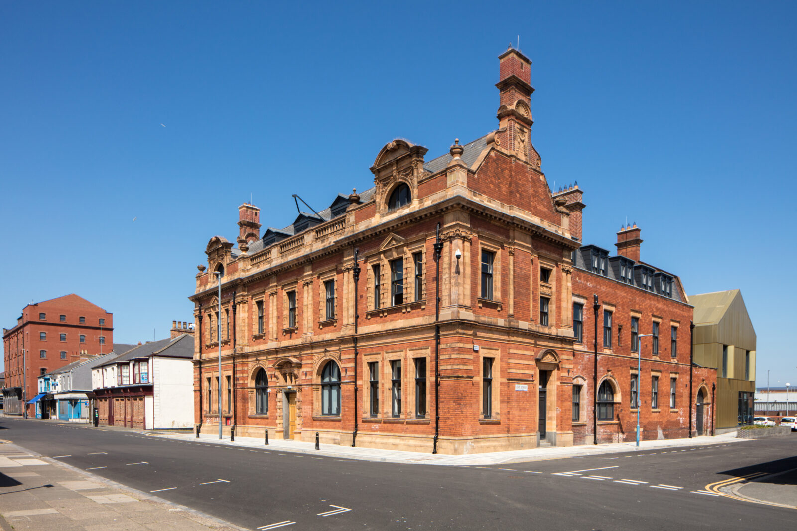 Group Ginger completes gold-clad Whitby Street Studios in Hartlepool