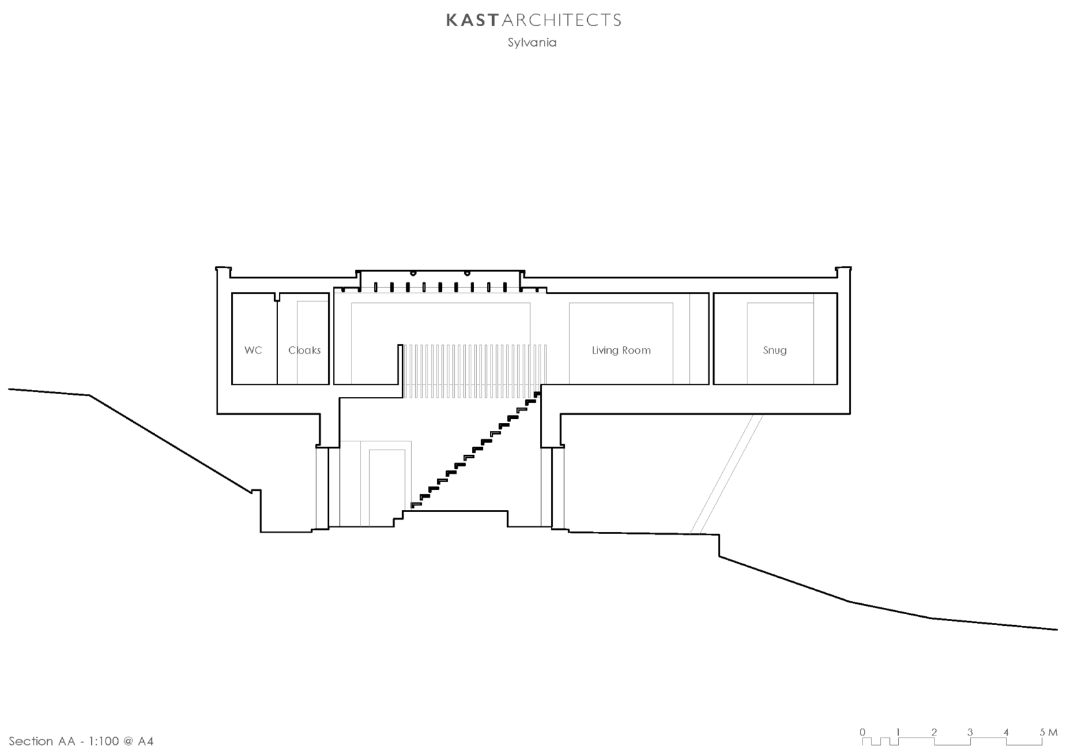 KAST Architects completes cantilevered Cornish house