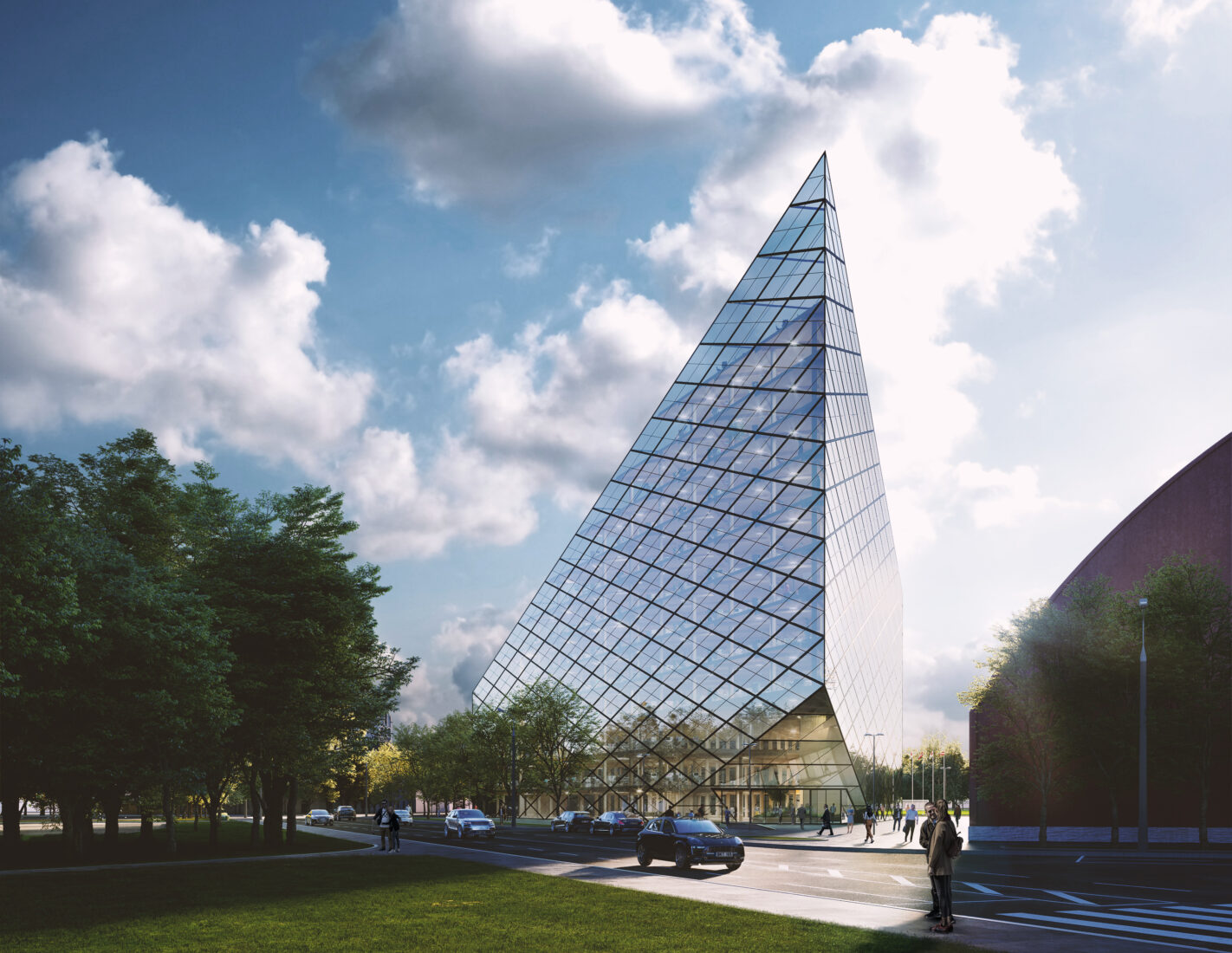 aistudio's £22m glass pyramid in Latvia gets the go-ahead