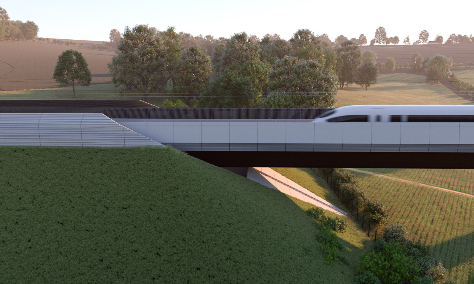 Moxon team refines HS2 viaduct design to halve embodied carbon