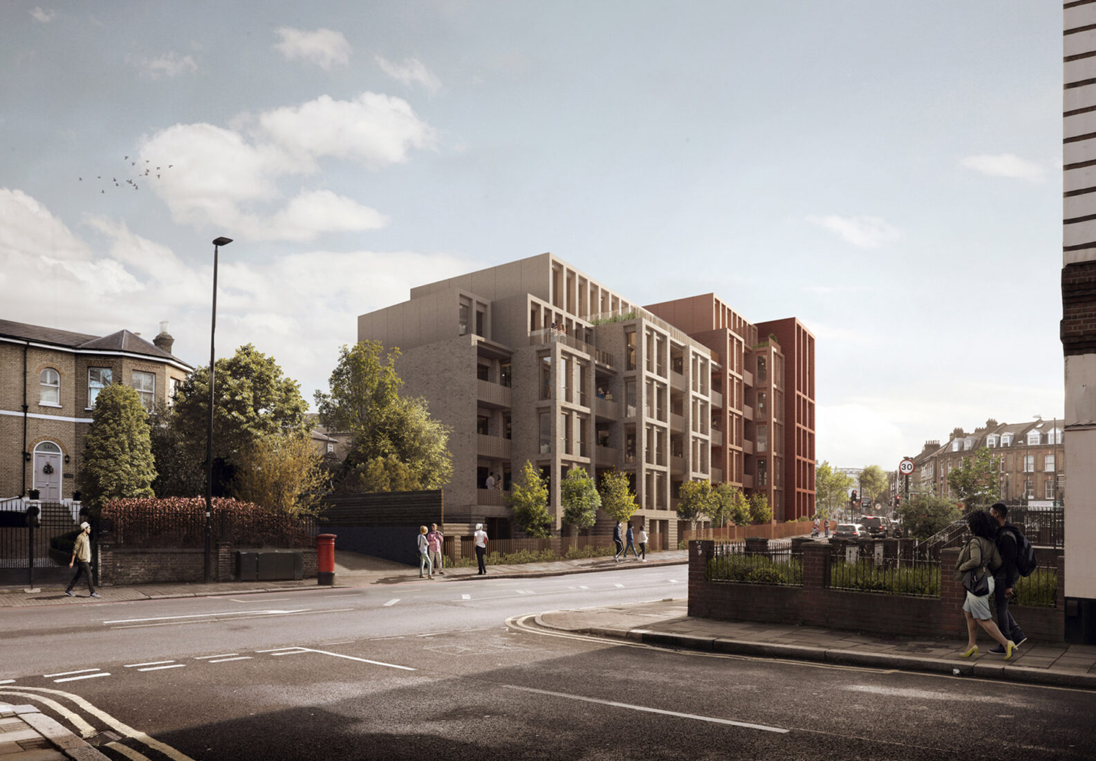 Tigg + Coll submits plans for 43 flats on ‘challenging’ Tulse Hill site