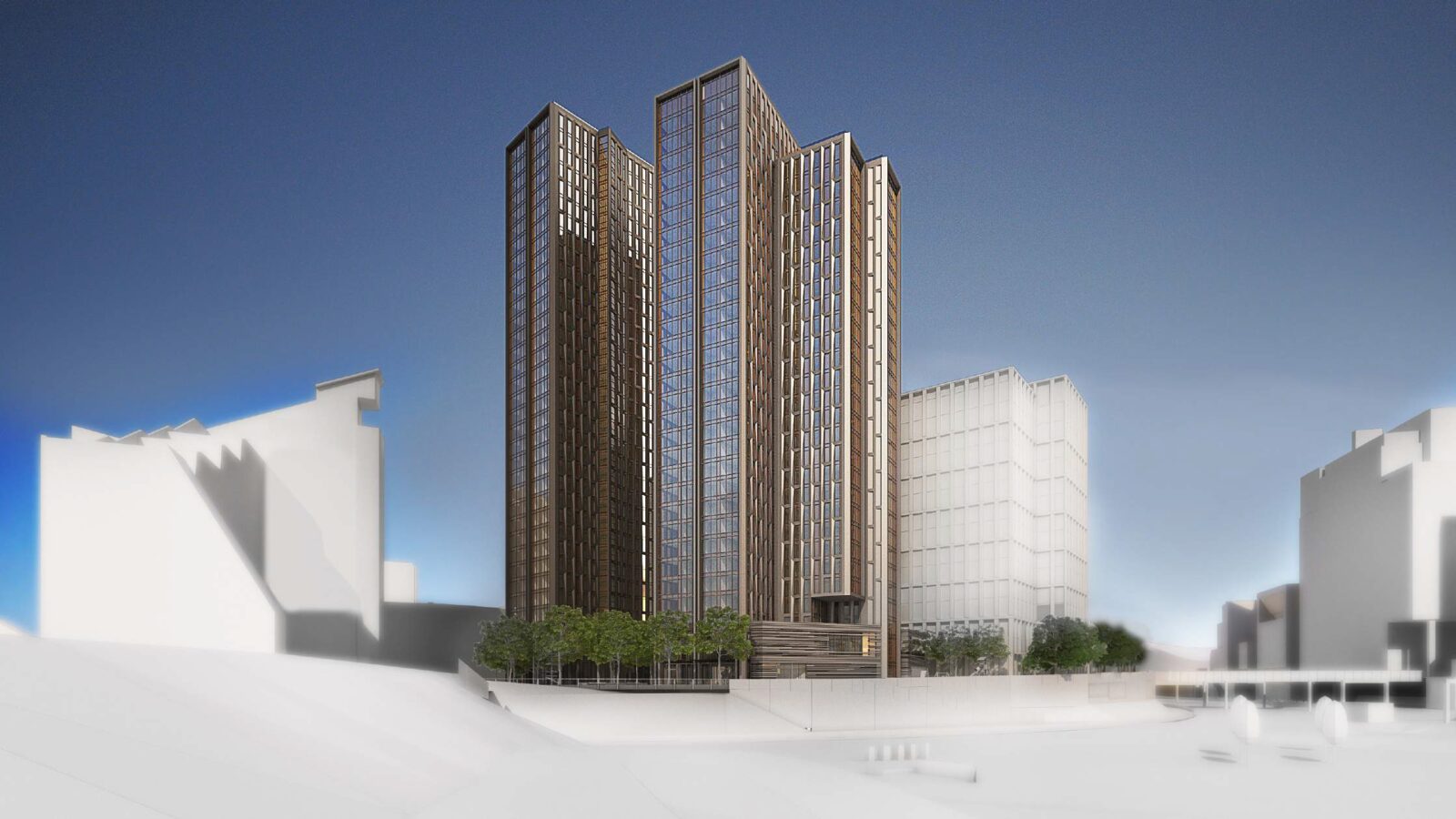 Alison Brooks replaces AECOM on Olympic Park towers