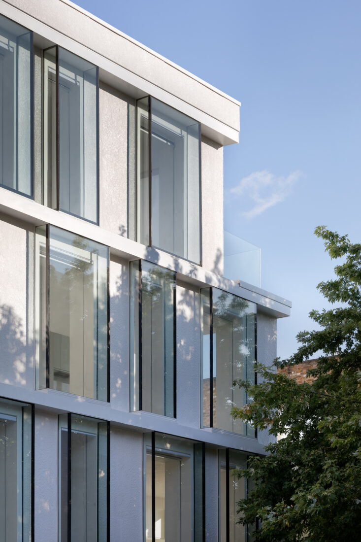 DROO completes building with ‘crumpled paper’ façade in east London