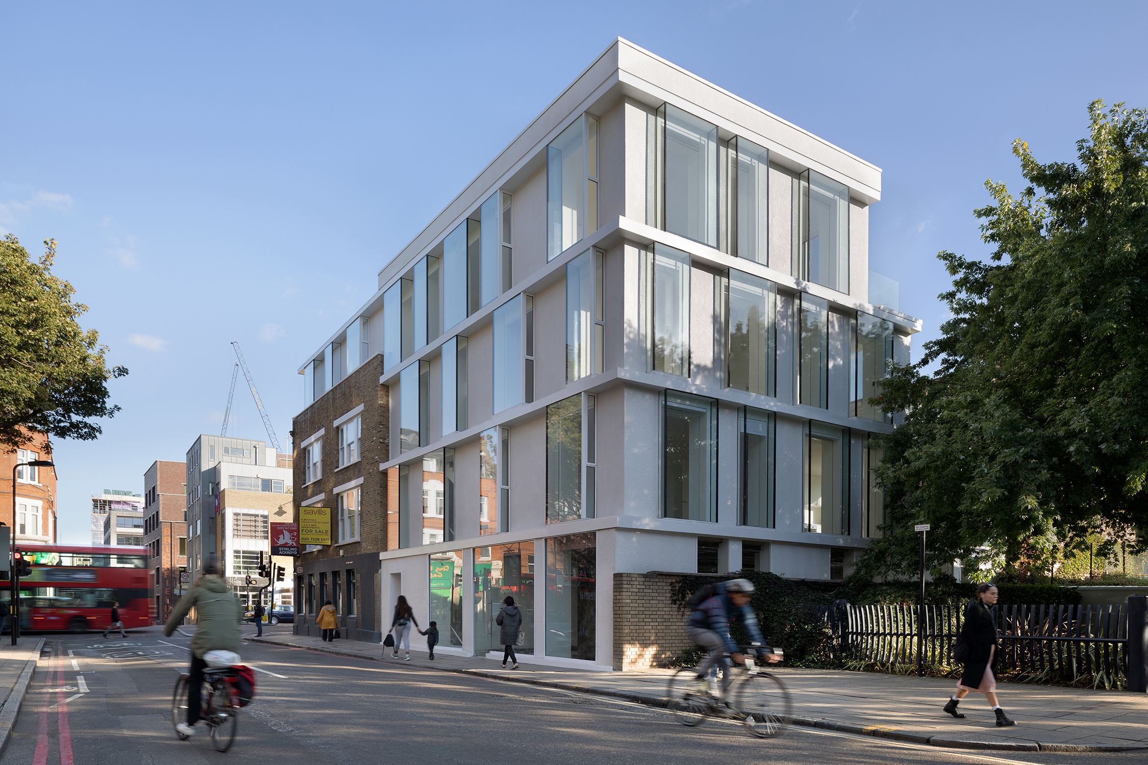 DROO completes building with ‘crumpled paper’ façade in east London