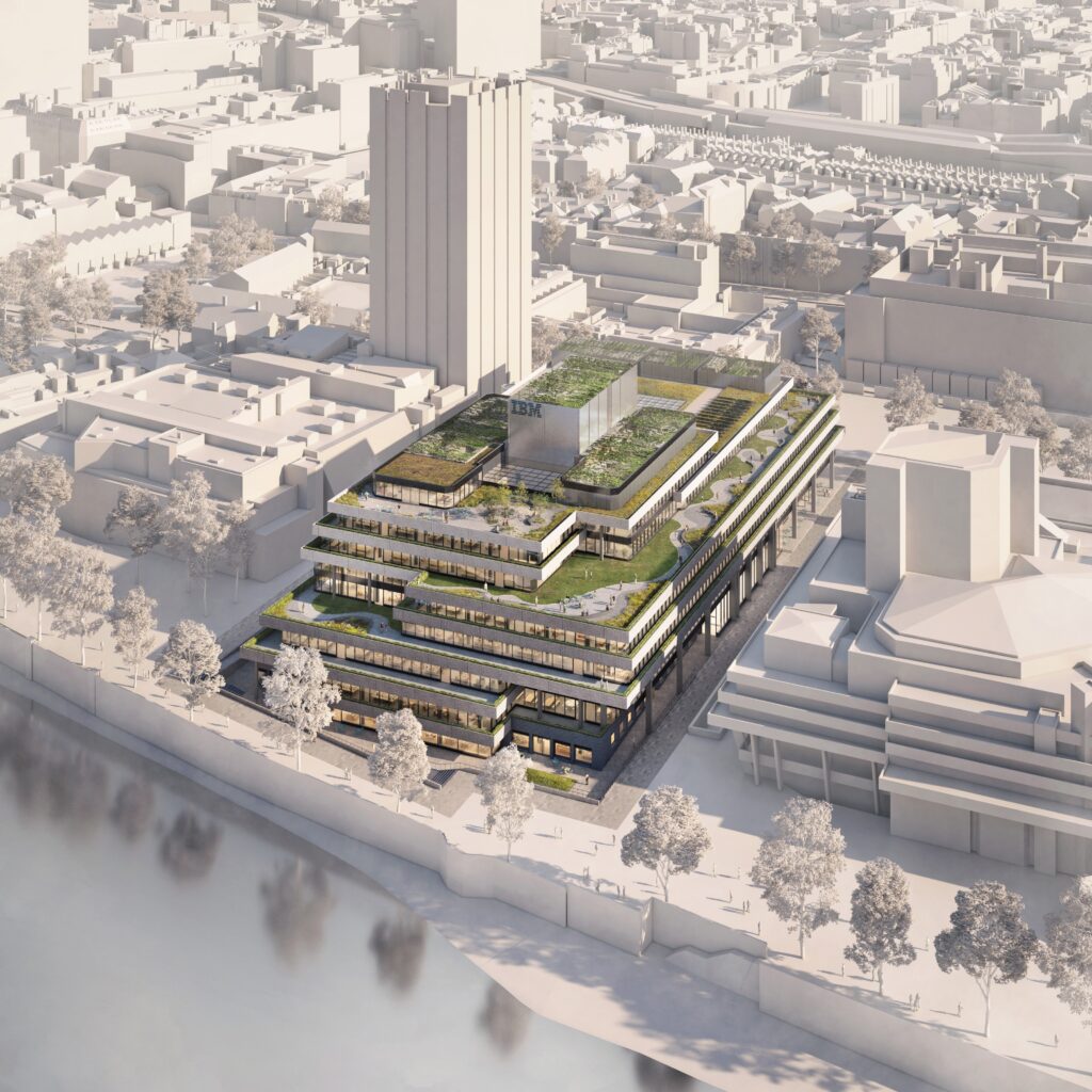 AHMM reveals designs for ‘modernisation’ of Denys Lasdun’s IBM Building