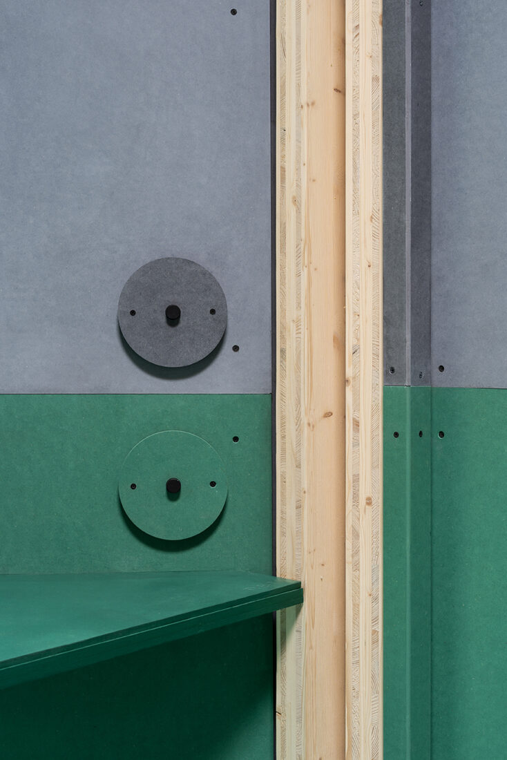 Studio Ben Allen completes self-build geometric flatpack garden folly