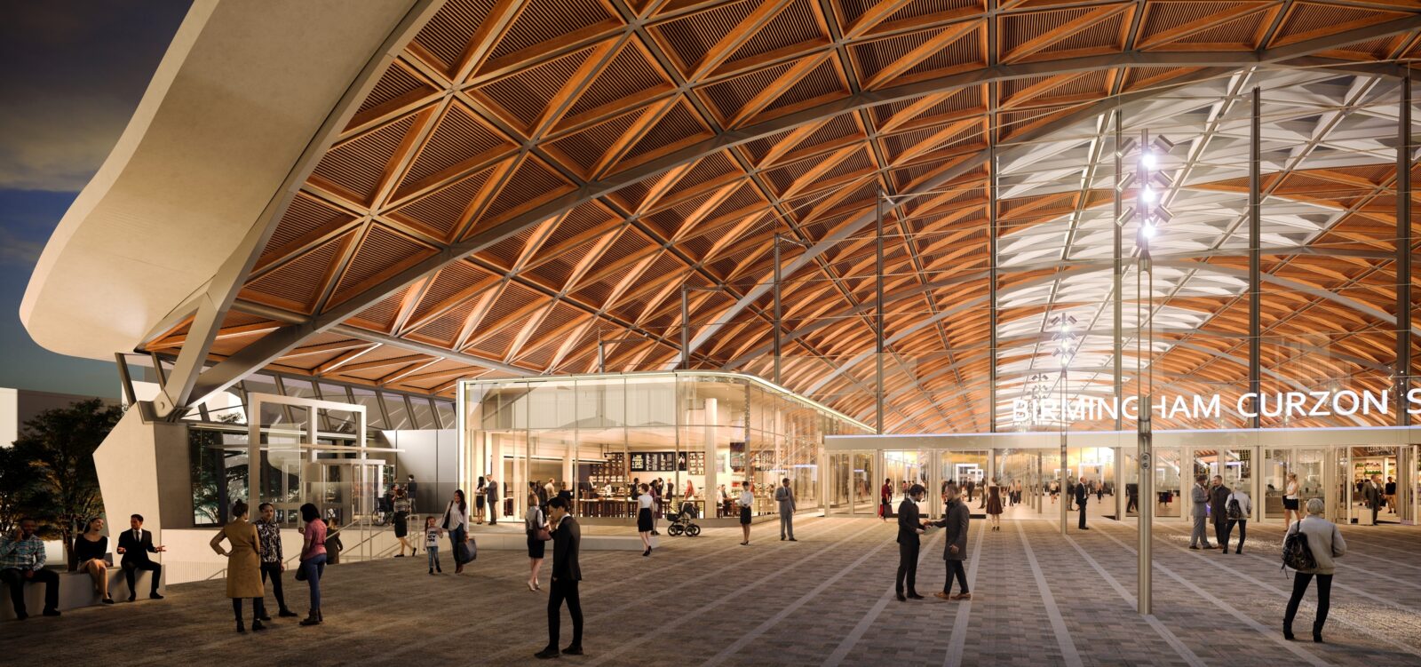 Grimshaw reveals revised designs for new Birmingham HS2 station