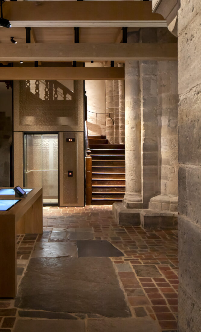 Nick Cox Architects creates exhibition space in Winchester Cathedral
