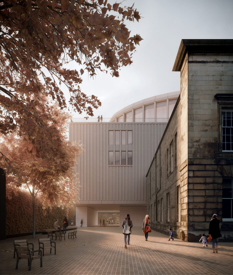 Chipperfield wins approval for scaled-back Edinburgh concert hall plan