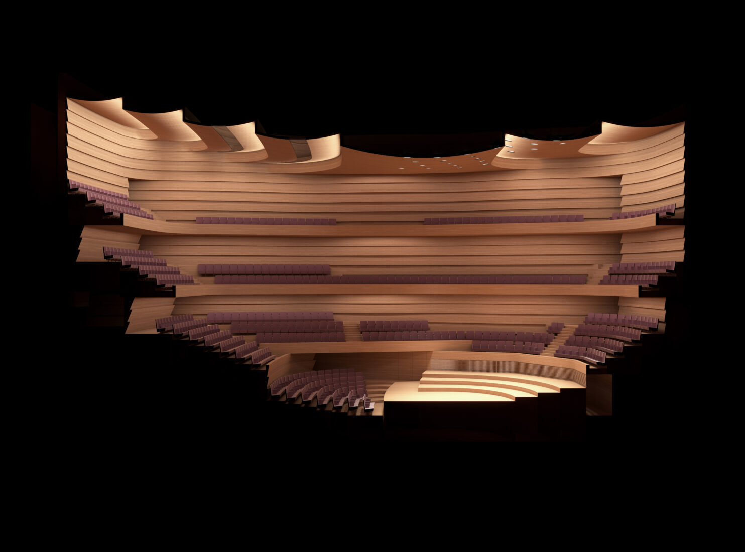 Chipperfield wins approval for scaled-back Edinburgh concert hall plan