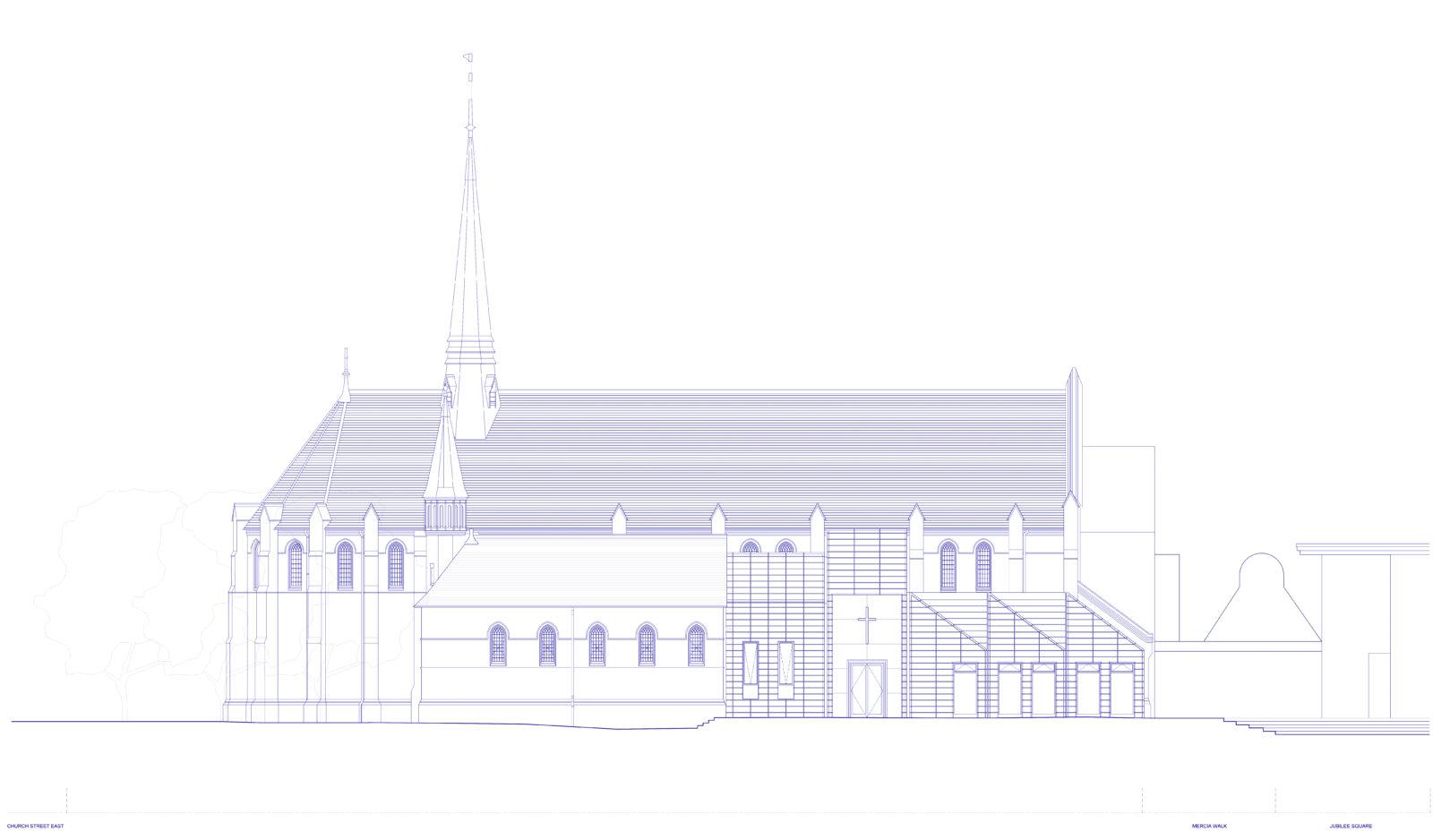 Fathom wins approval for terracotta-clad church extension in Woking