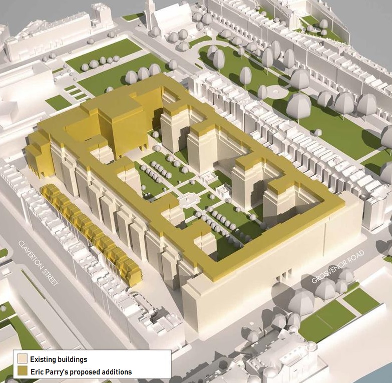 Eric Parry’s contentious £400m Dolphin Square overhaul heads to appeal