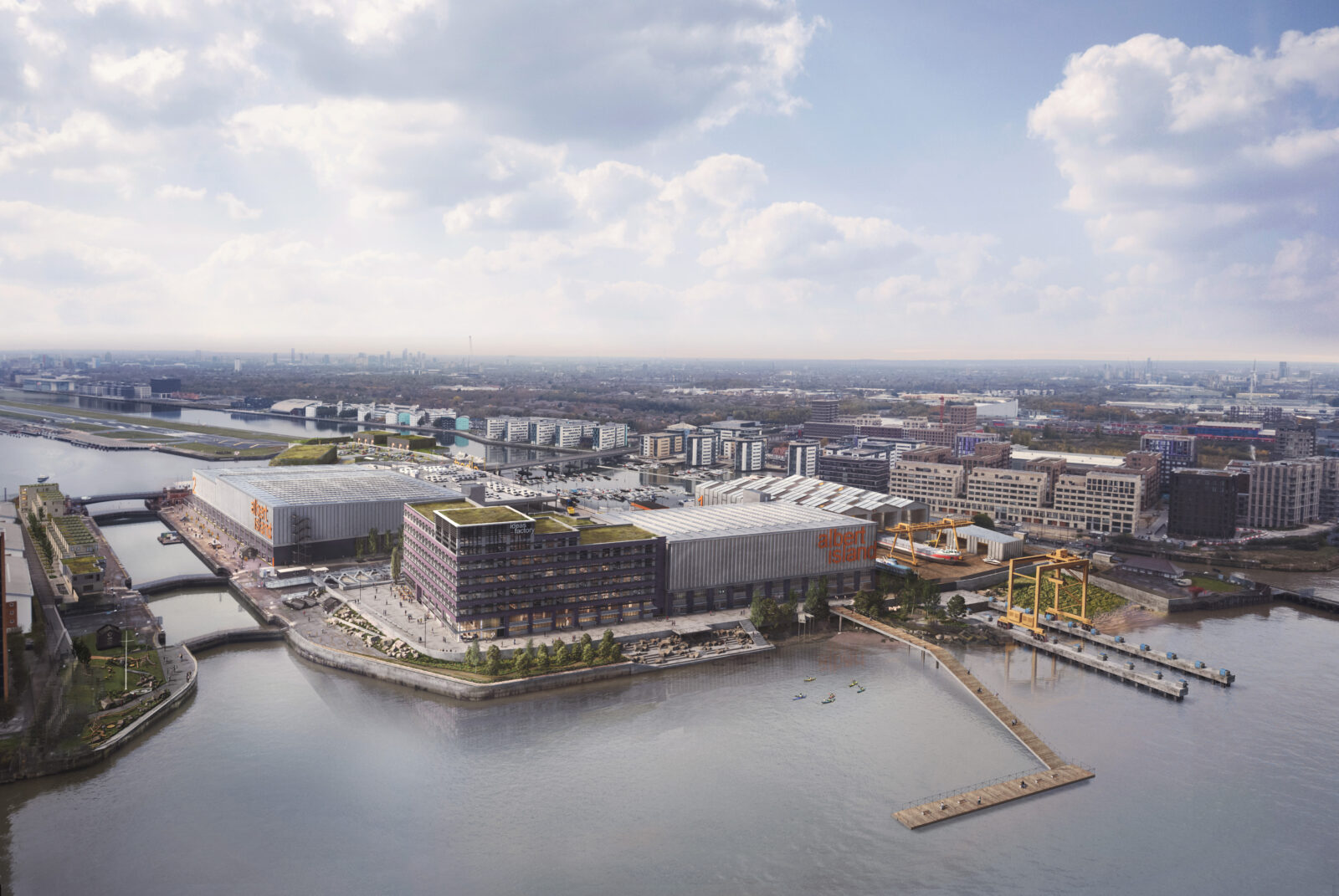 Haworth Tompkins submits masterplan for £300m London Docklands scheme