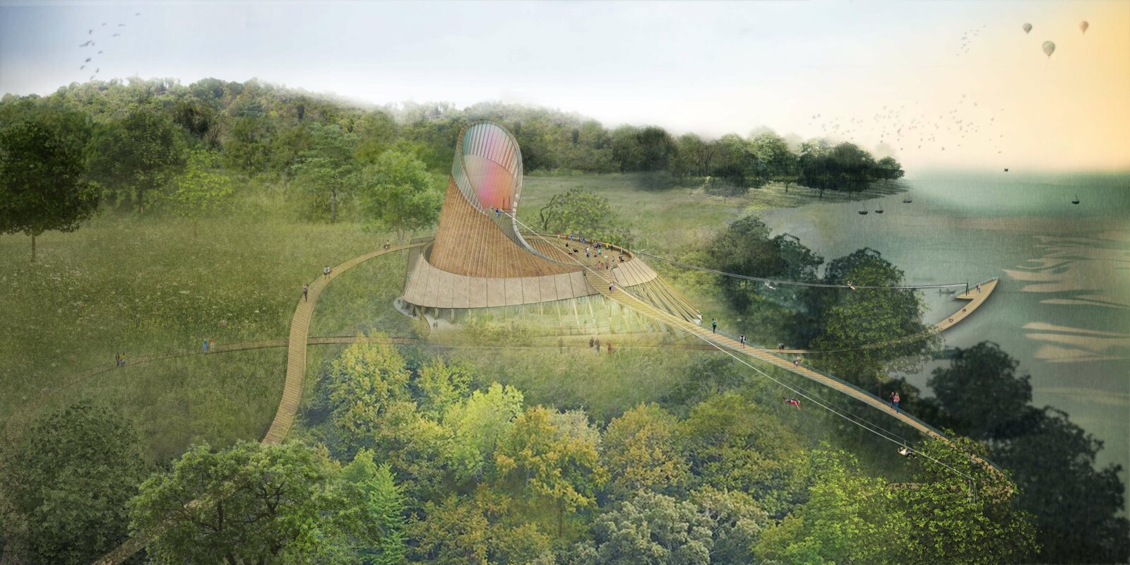Eden Project for Northern Ireland: Grimshaw unveils ‘Neolithic’ vision