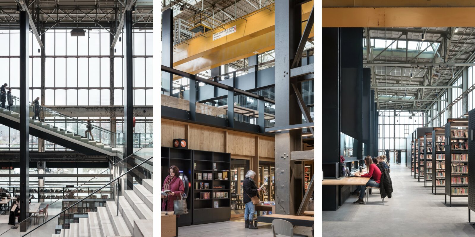 Train of thought: LocHal library by Civic Architects