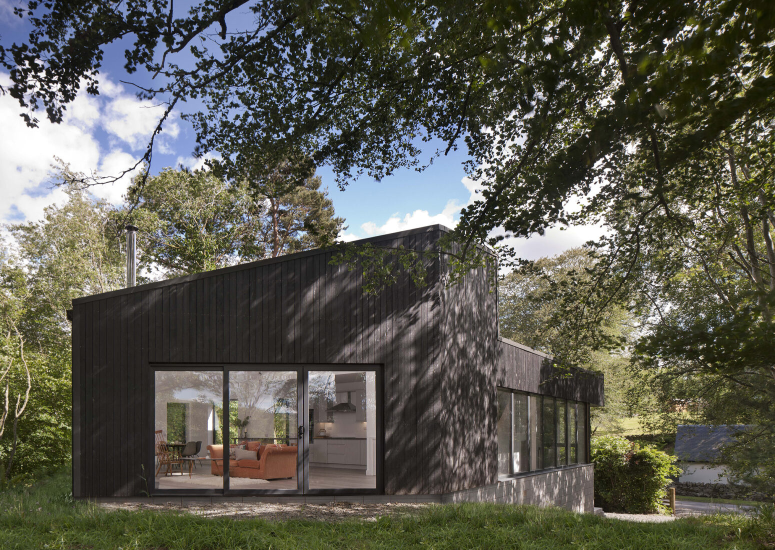 Stepped-section house in the Scottish Borders completed by TAP Architects