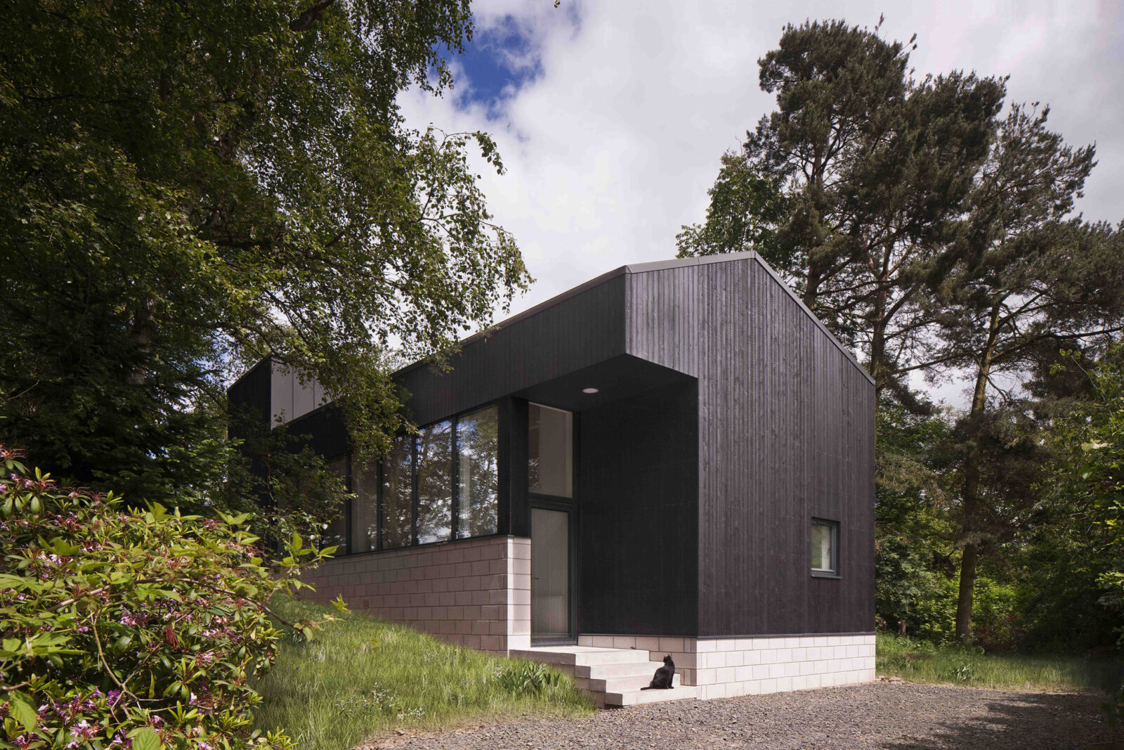 Stepped-section house in the Scottish Borders completed by TAP Architects