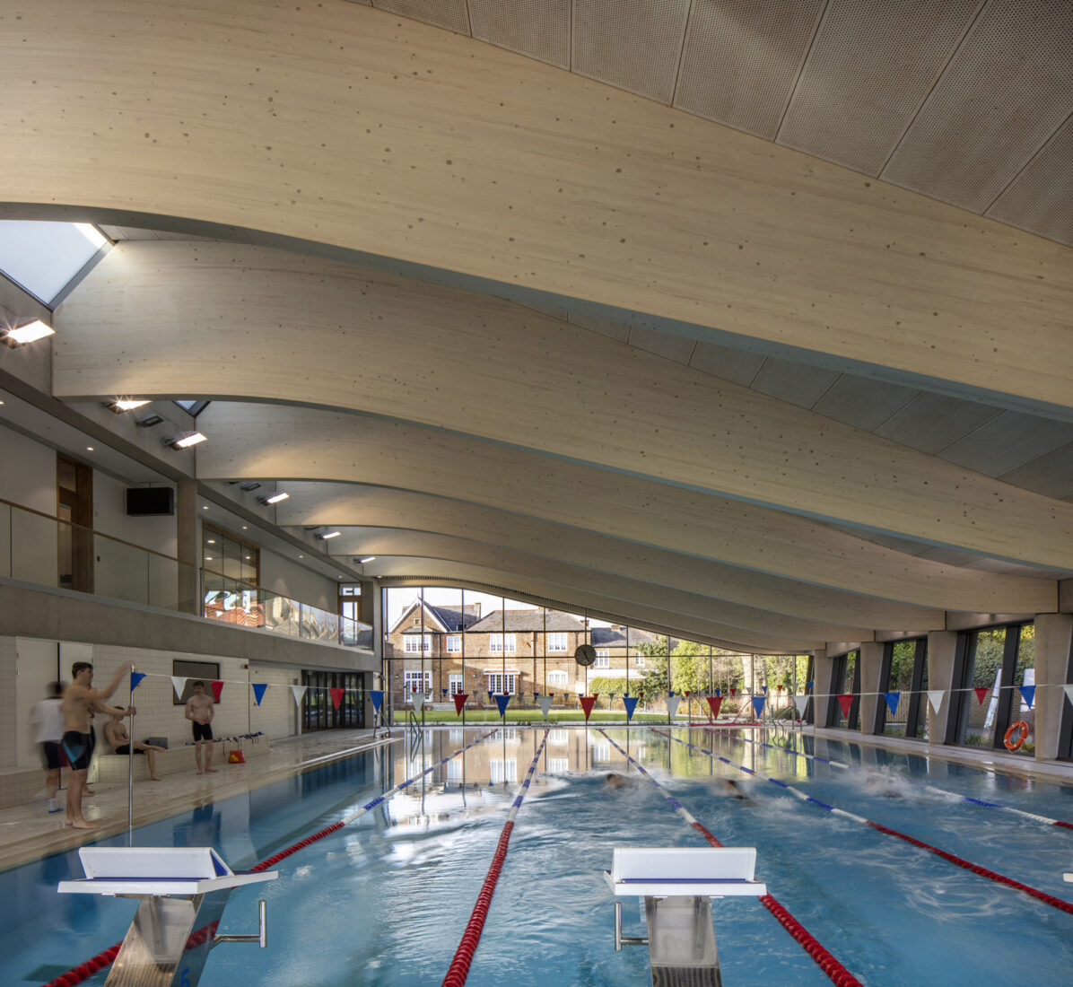 David Morley Architects completes sports complex for Wimbledon school