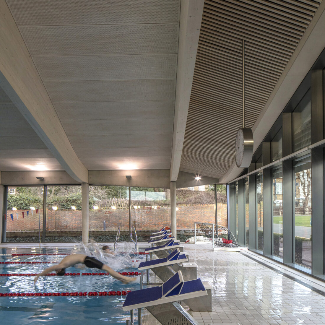 David Morley Architects completes sports complex for Wimbledon school