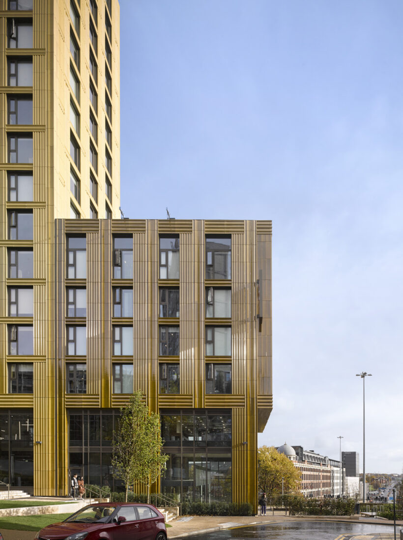 Feilden Clegg Bradley completes ‘woven’ ceramic-clad student housing in ...