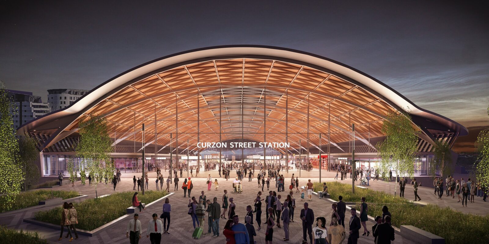 First HS2 station approved: Grimshaw’s Curzon Street plans waved though