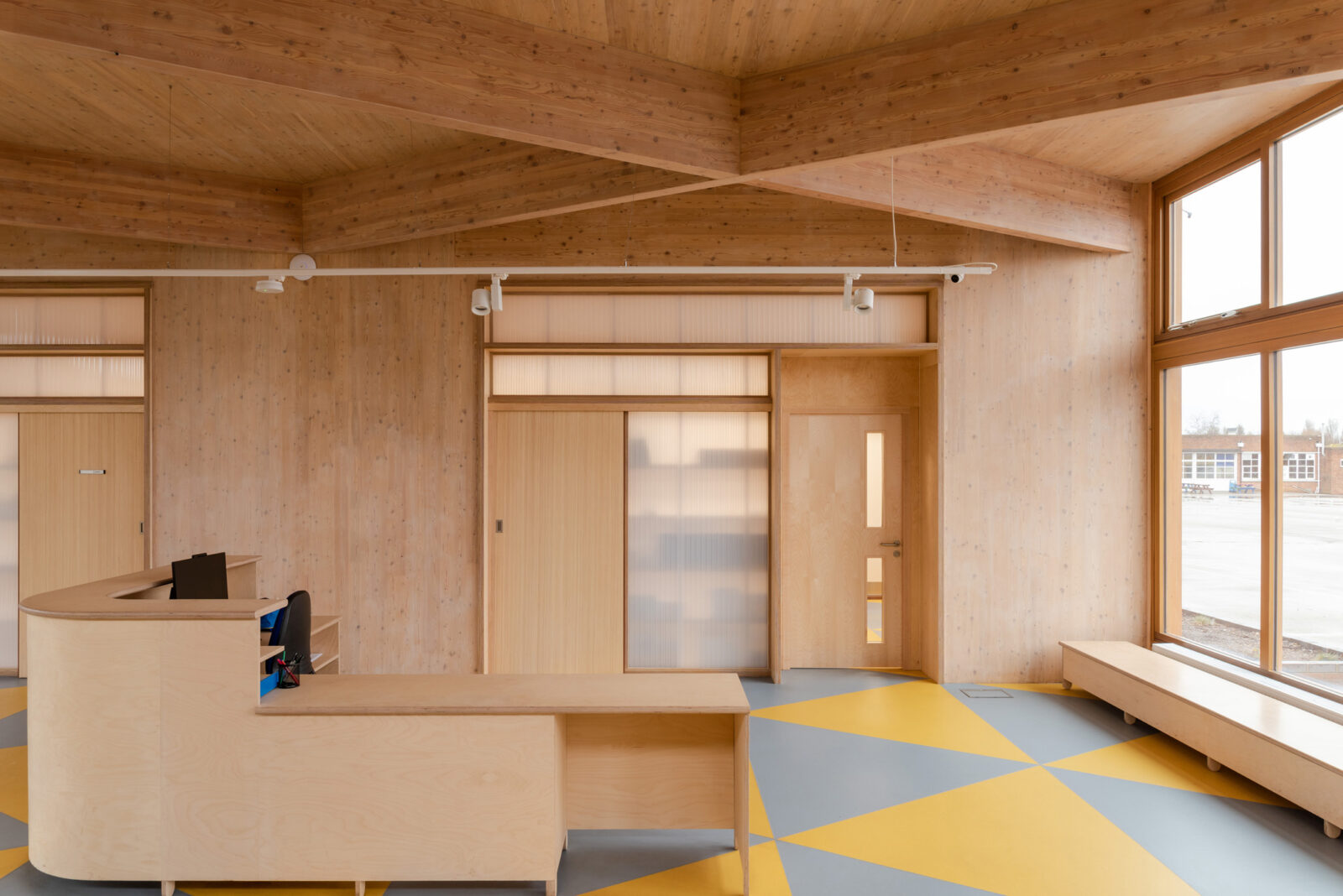 Norfolk school block designed by DK-CM echoes postwar past