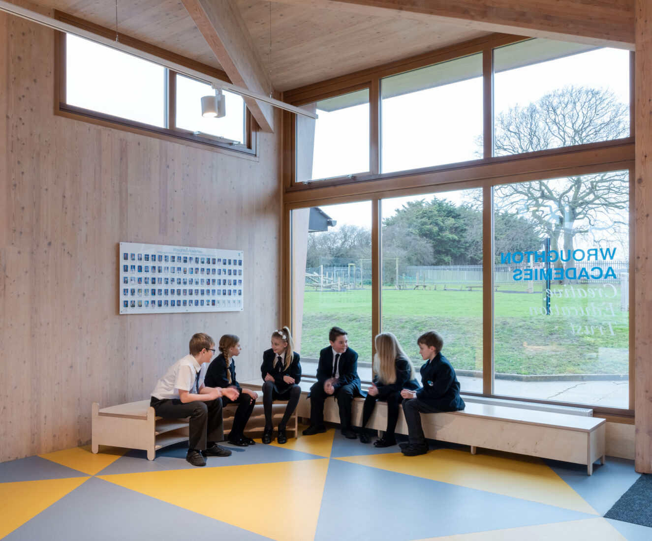 Norfolk school block designed by DK-CM echoes postwar past