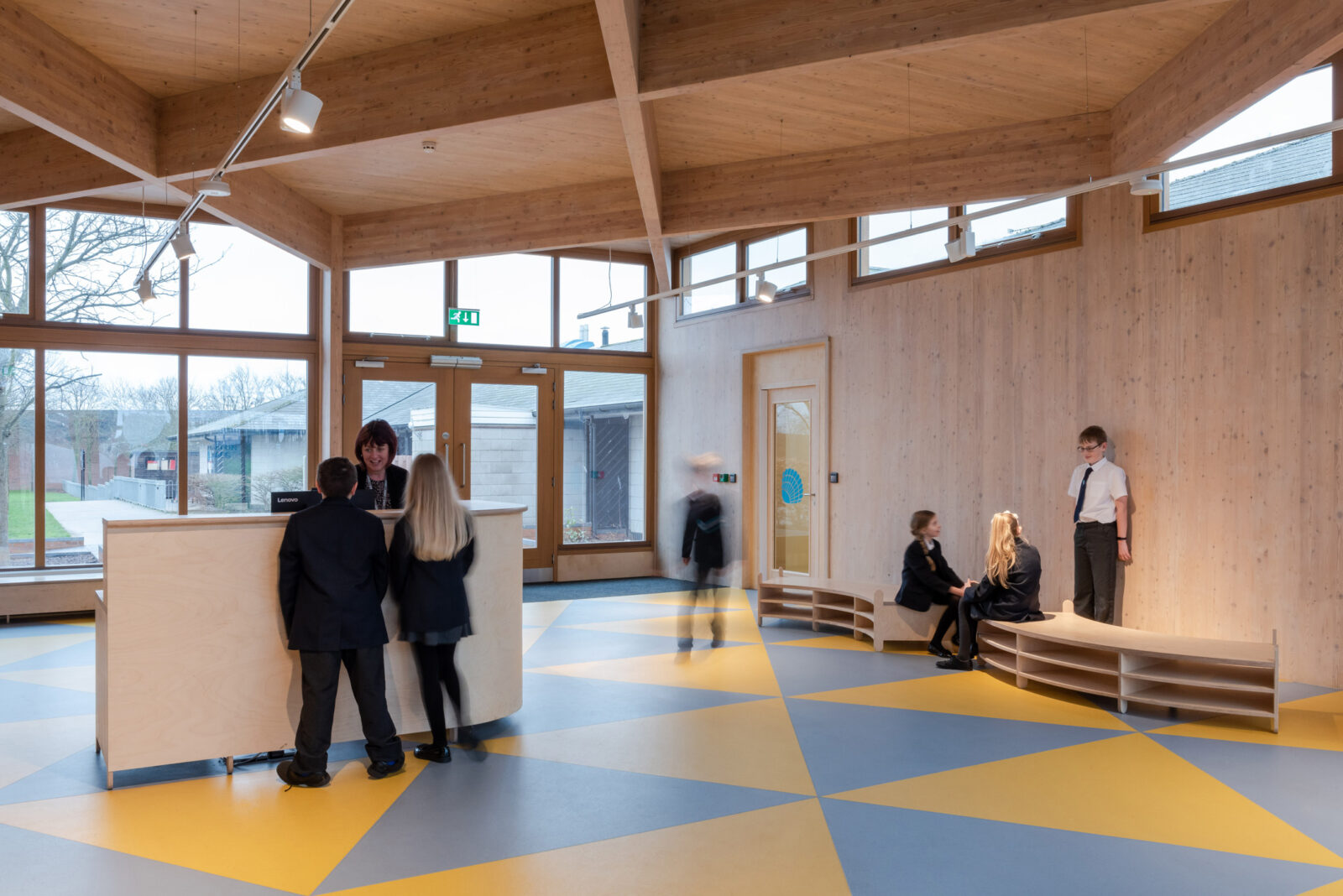 Norfolk school block designed by DK-CM echoes postwar past