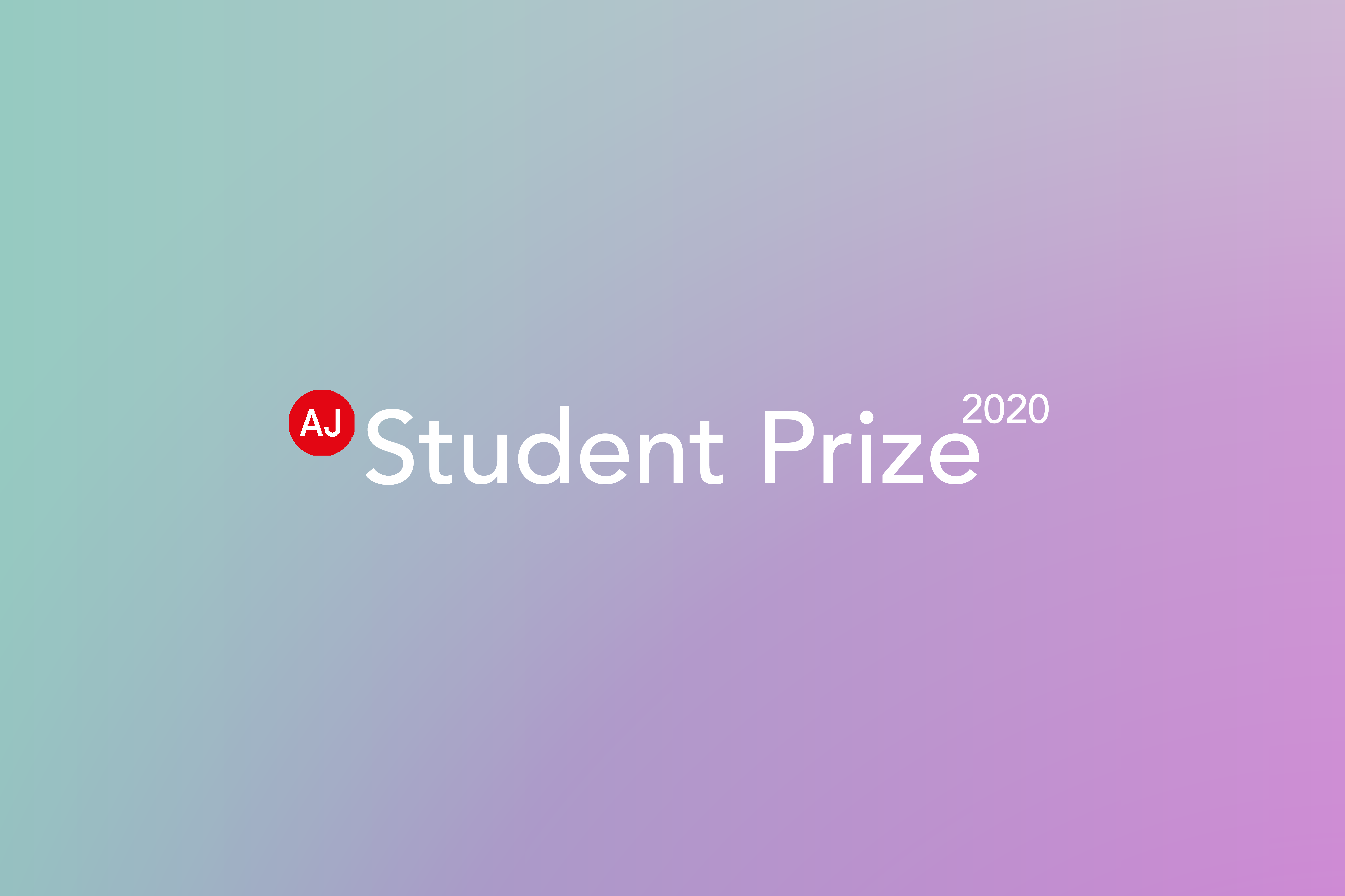 AJ Student Prize 2020 nominees revealed
