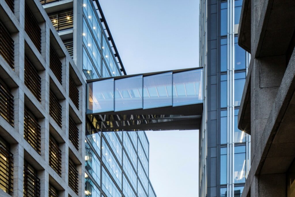 WilkinsonEyre completes pair of monocoque-structure link bridges in ...