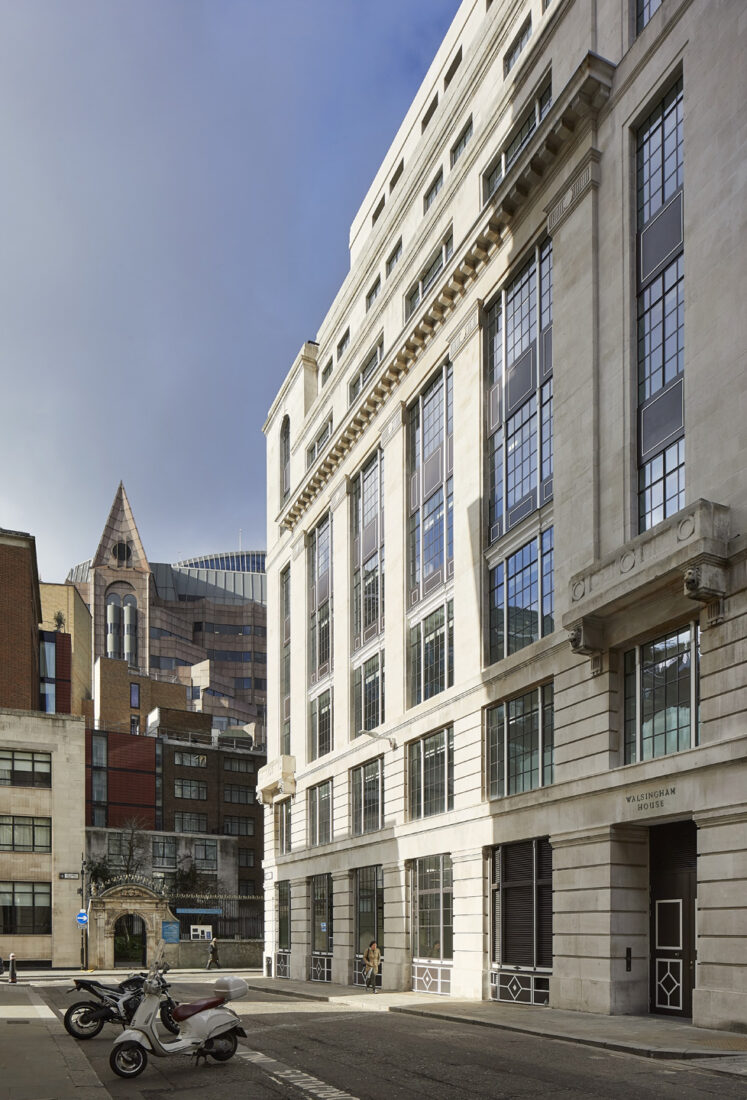 1930s office building reworked with new core by John Robertson Architects