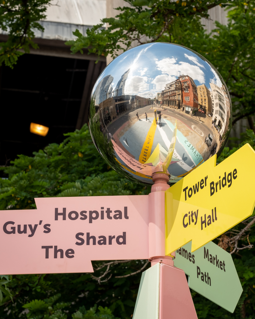 Wayfinding beacon by Charles Holland Architects unveiled at London ...