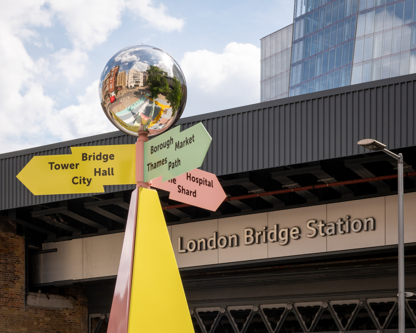 Wayfinding beacon by Charles Holland Architects unveiled at London ...