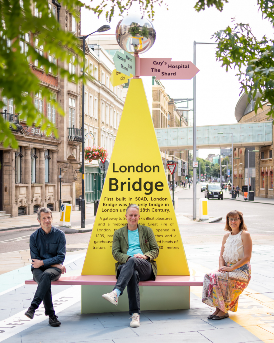 Wayfinding beacon by Charles Holland Architects unveiled at London ...