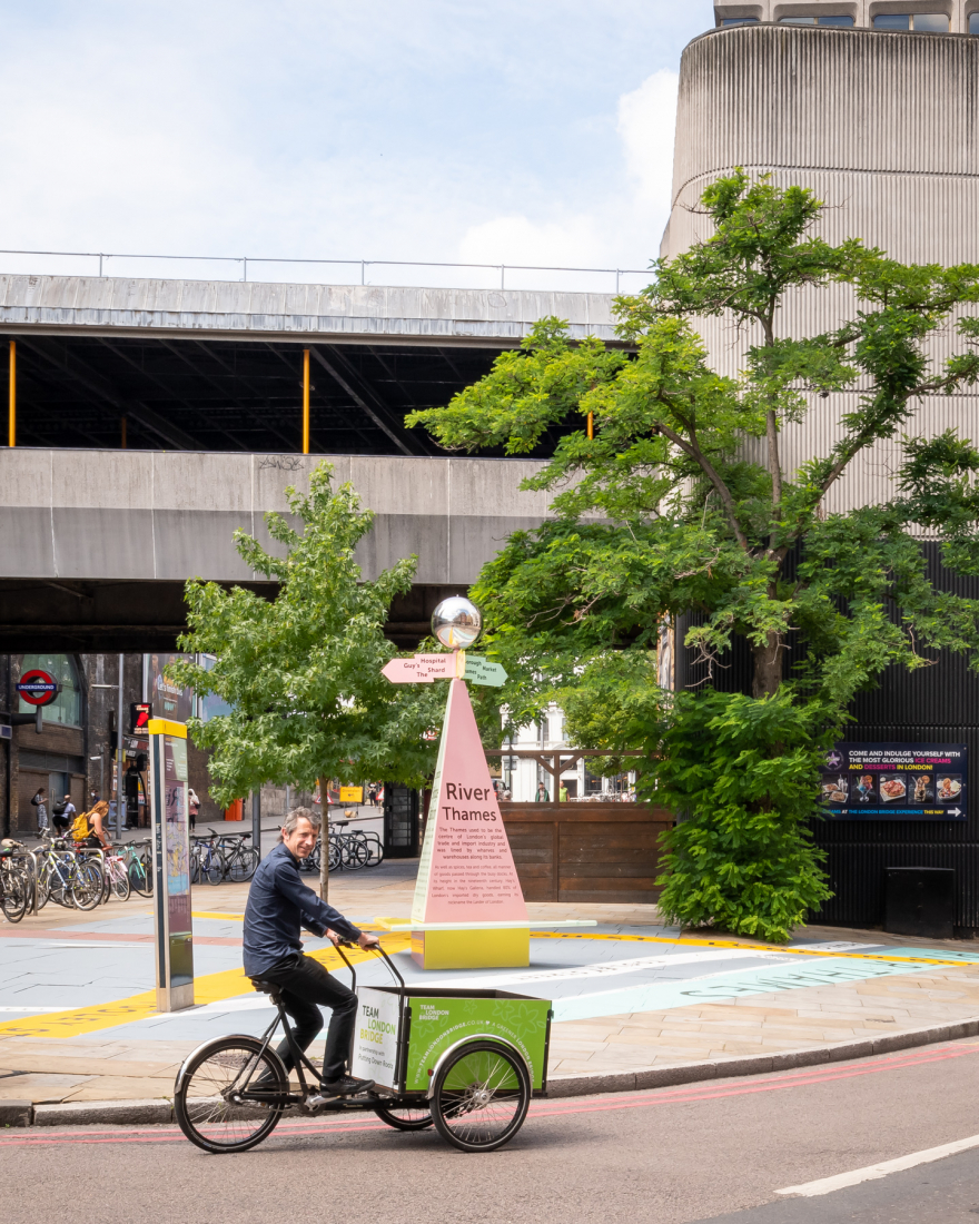 Wayfinding beacon by Charles Holland Architects unveiled at London ...
