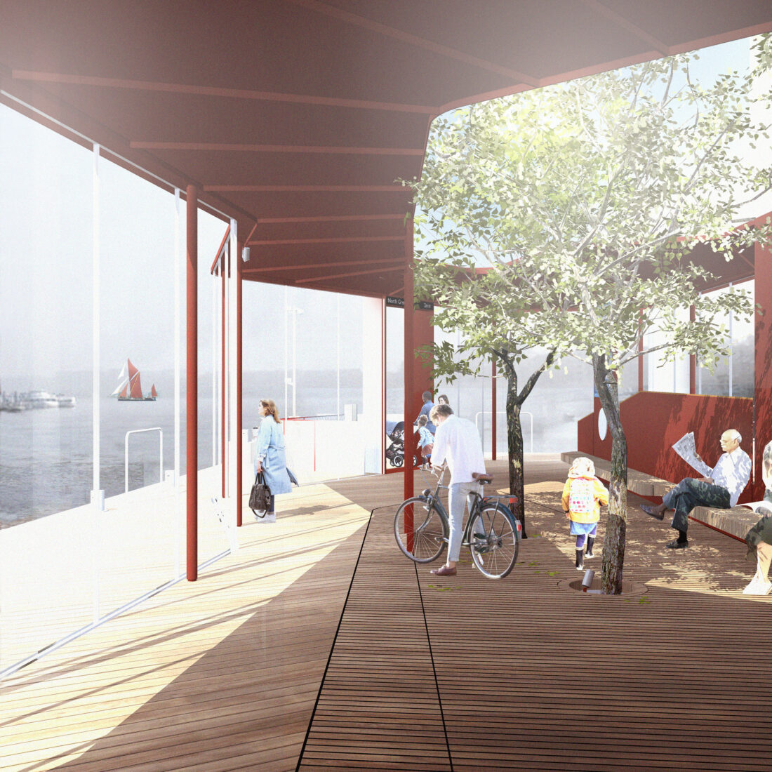 Duo designs river pier for Barking Riverside