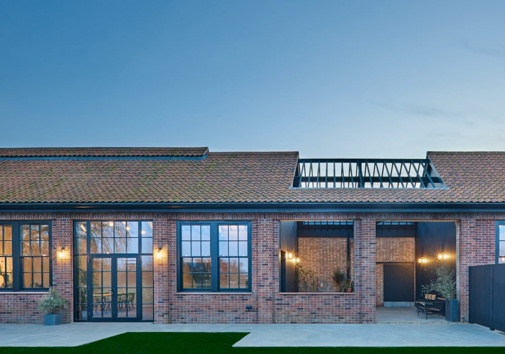Barn conversion in Suffolk for private developer completed by Haverstock