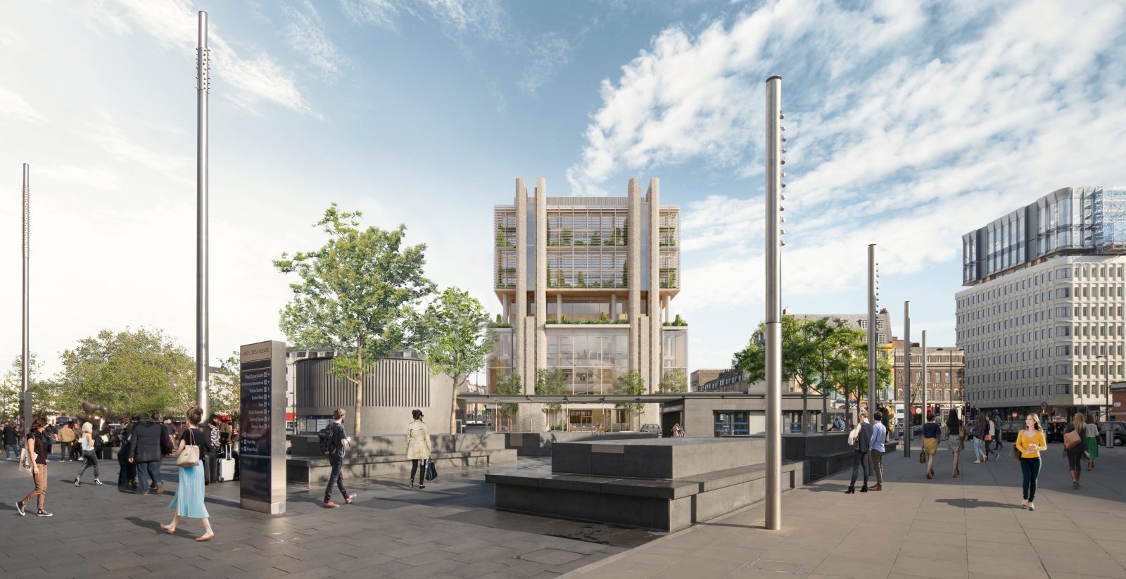 AHMM reveals plans for £1bn Merck HQ opposite King’s Cross station